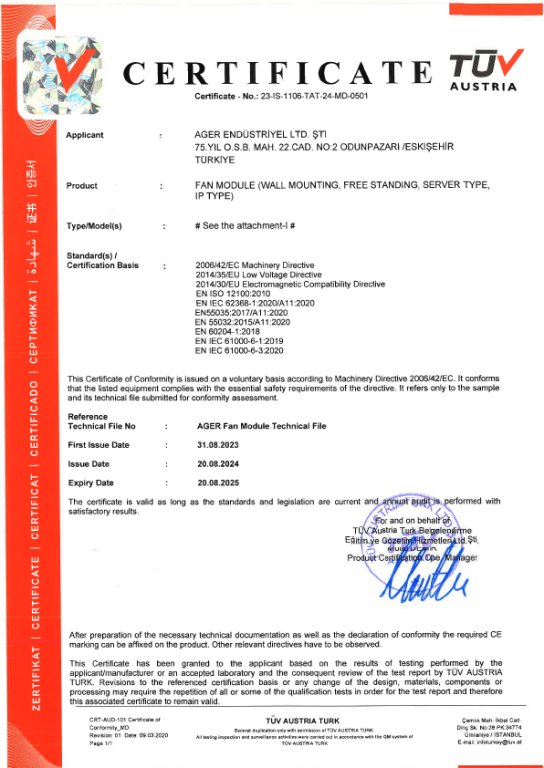 AGER Rack Cabinet | 19" Floor Standing and Wall Mounted Rack Cabinets